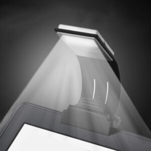 ytuomzi book light, led reading lamp usb rechargeable flexible night light 4 level brightness 360°adjustable clip on work/desk/bed lights for amazon kindle/ebook reader/book/ipad