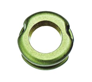 pine ridge archery z-38 peep sight aperture, lime green, 1/4"