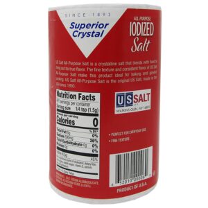 Superior Crystal l Premium All-Purpose Iodized Salt 26 Oz. KFP - Pack Of 3