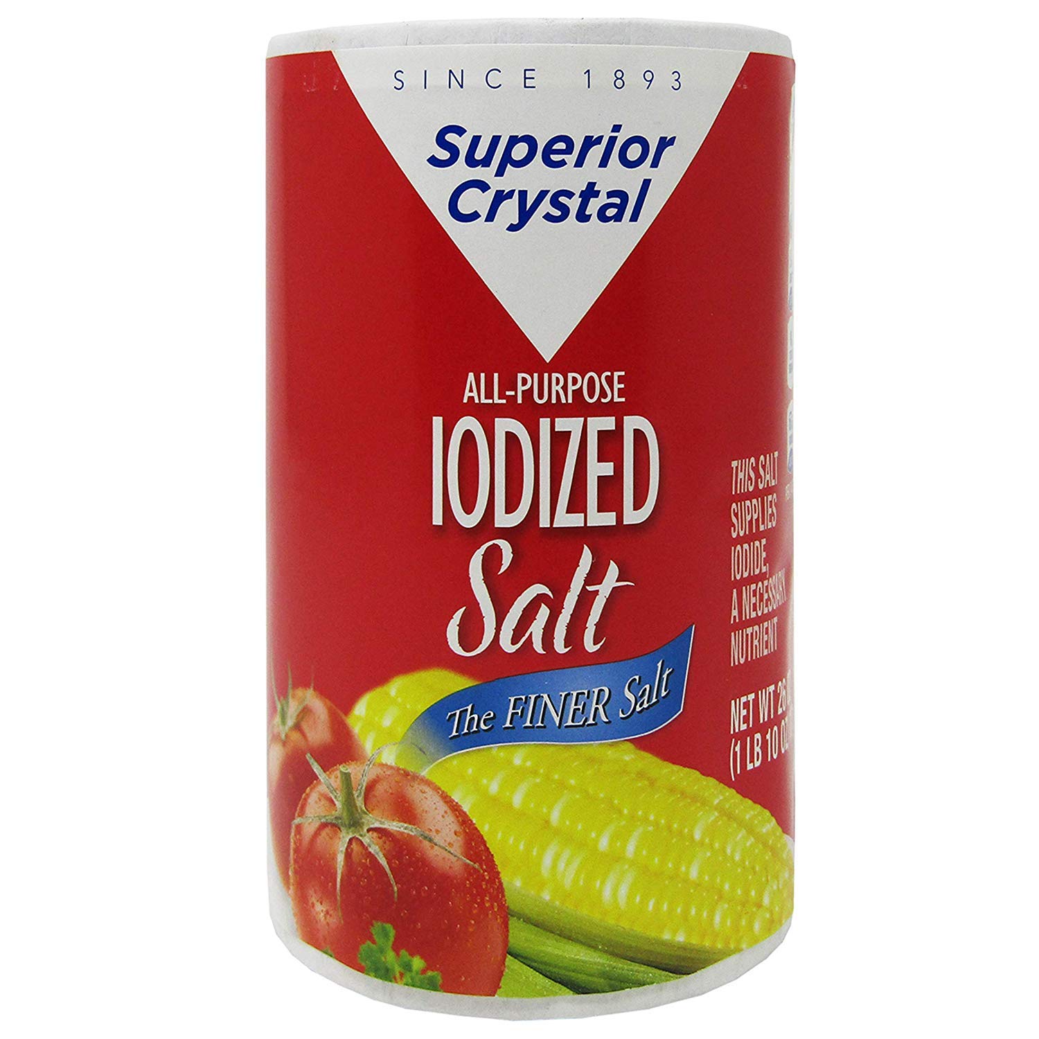 Superior Crystal l Premium All-Purpose Iodized Salt 26 Oz. KFP - Pack Of 3