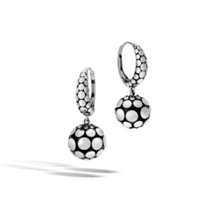 john hardy women's drop earrings, dot collection