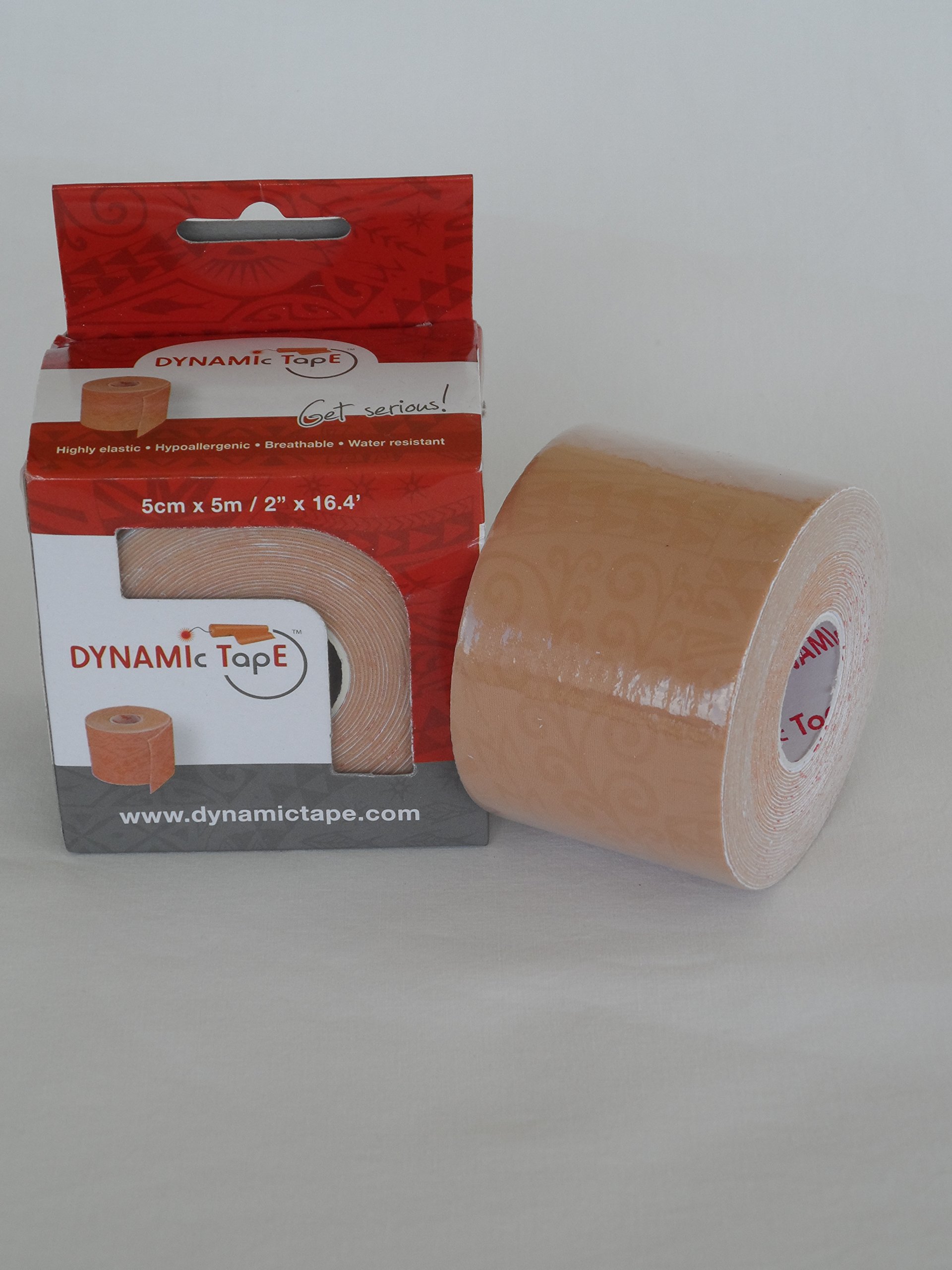 Sammons Preston 38139 Dynamic Tape, 2" x 16.4' (5cm x 5m), Beige Tattoo, Single Roll