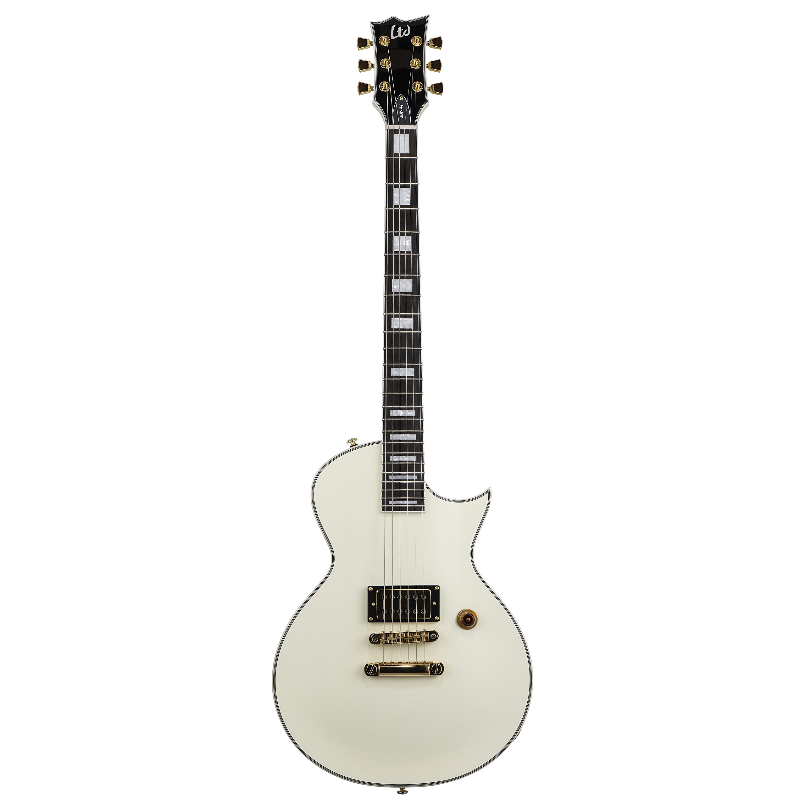 ESP LTD NW-44 Signature Series Neil Westfall Electric Guitar with Case, Olympic White