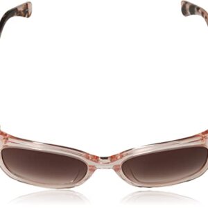 Kate Spade New York Women's Kiya Square Sunglasses, Peach, 53 mm