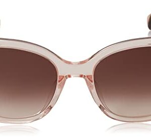 Kate Spade New York Women's Kiya Square Sunglasses, Peach, 53 mm