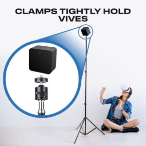 Skywin-VR Tripod Stand, HTC Vive Base Station Compatible Sensor Stand and Base Station Mount for Vive Sensors or Oculus Rift Constellation (2 Stands)