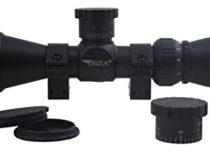 BSA Optics 22-27X32AOCWRTB Sweet 22 AO Compact 2X-7X 32mm Rifle Scope, Multi, 2X - 7X