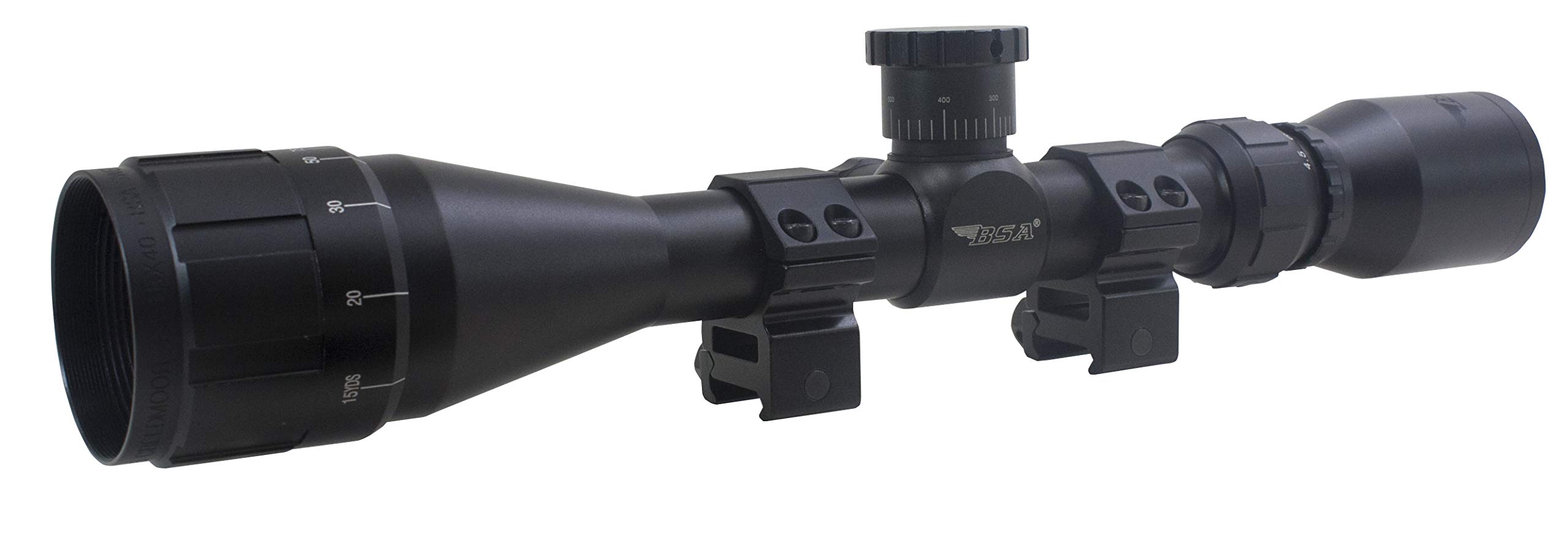 BSA Guns 243-39X40AOWRTB Sweet 243 AO 3X-9X 40mm Rifle Scope, Multi