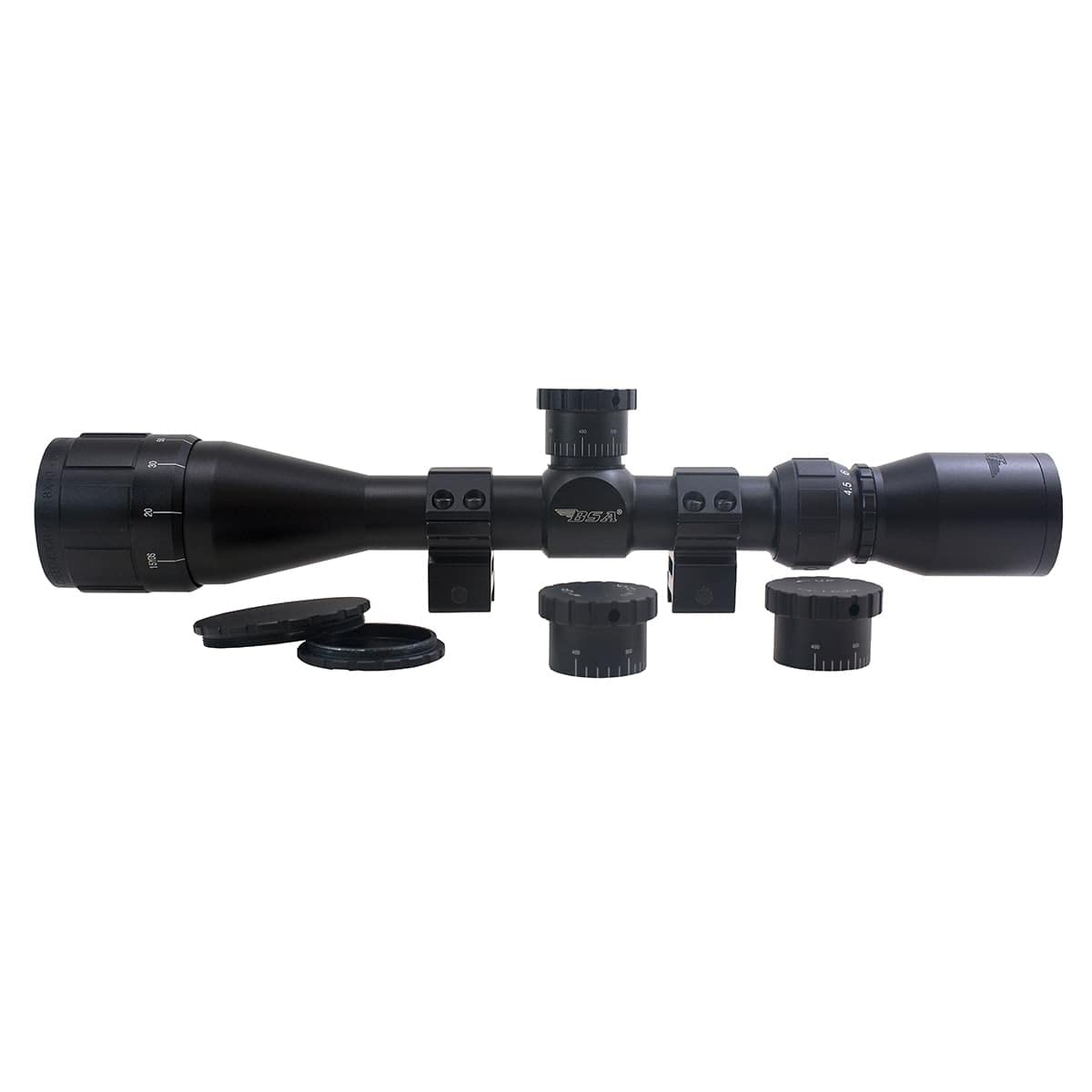 Gamo BSA Guns 270-412X40AOWRTB Sweet 270 AO 4X-12X 40mm Rifle Scope, Black