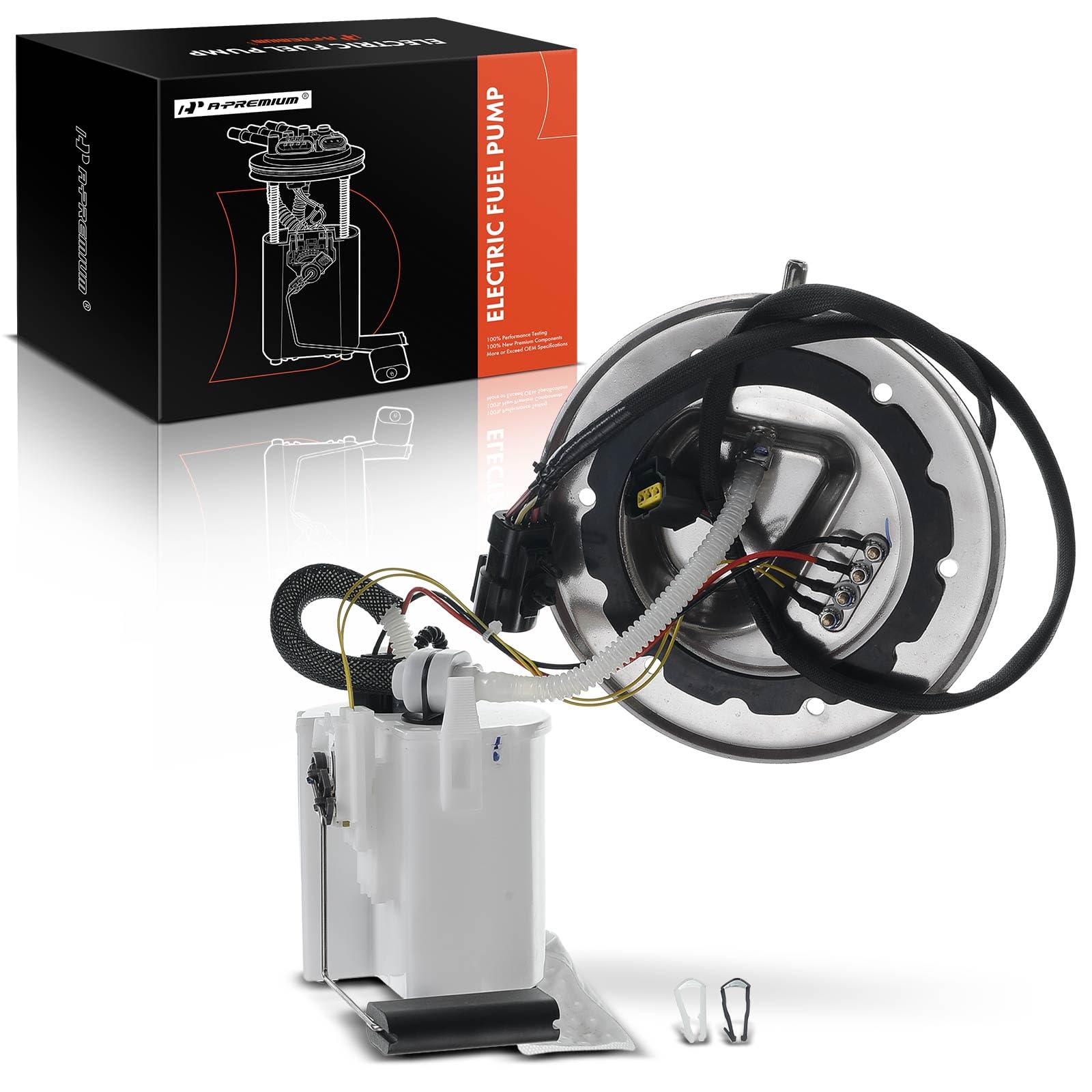 A-Premium Electric Fuel Pump Module Assembly with Sending Unit Compatible with Ford Mustang 1999 2000, V6 3.8L V8 4.6L, Replace# XR3Z9H307AD, XR3Z9H307AE