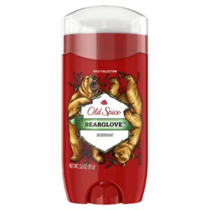 Old Spice Deodorant for Men, Bearglove Scent, Wild Collection, 3 oz, (Pack of 3)