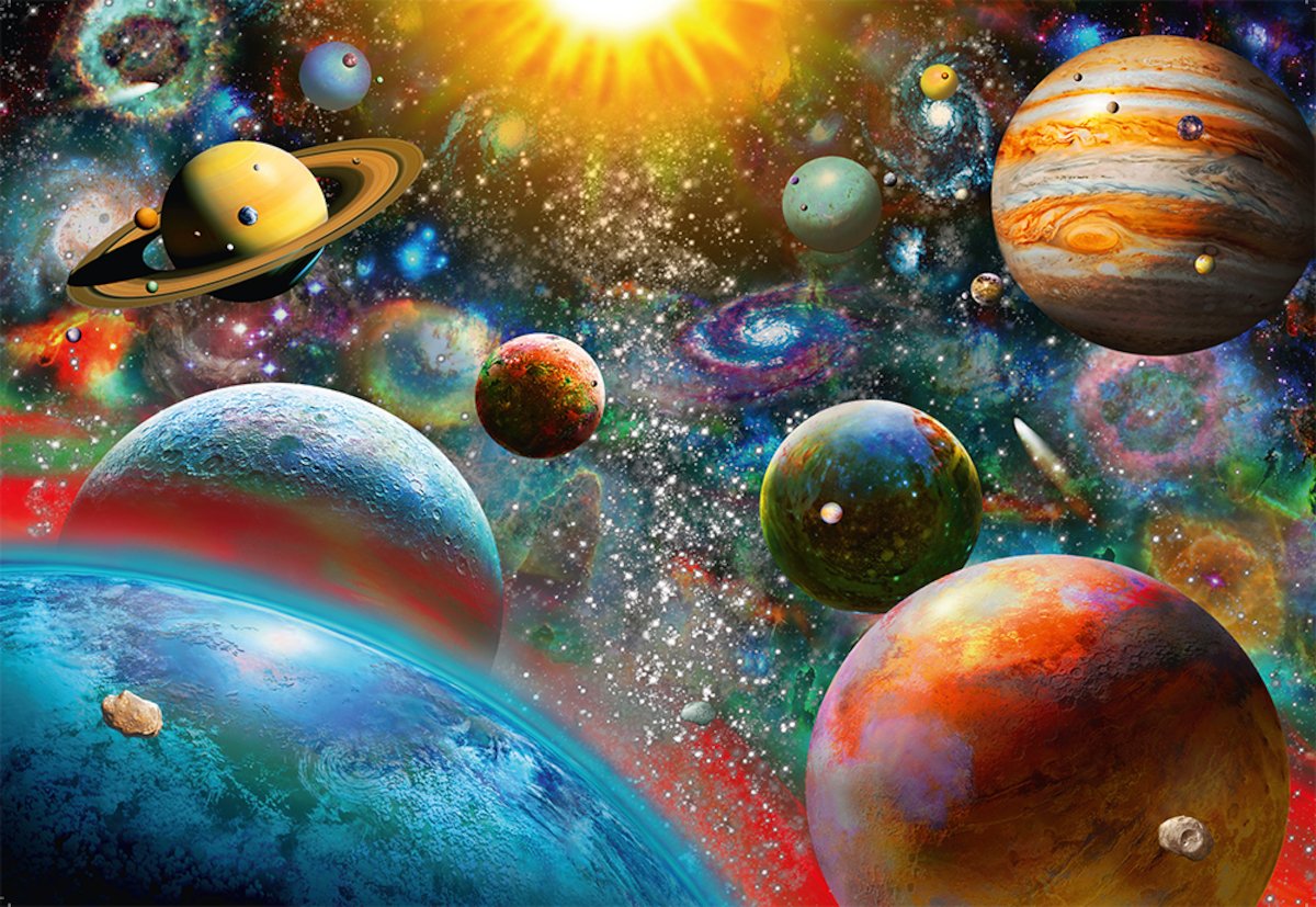 Ravensburger Planetary Vision Jigsaw Puzzle - Engaging 1000-Piece Puzzle for Kids and Adults | Unique Softclick Technology | Anti-Glare Surface | Ideal Christmas Gift | FSC Certified