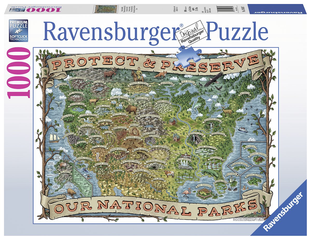 Ravensburger Protect and Preserve USA-1000 Piece Jigsaw Puzzle