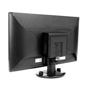 hideit mounts uni-sw vesa mount - made in usa - black steel adjustable small and wide device wall mount - cable box wall mount, modem wall mount, router wall mount and more - behind tv cable box mount