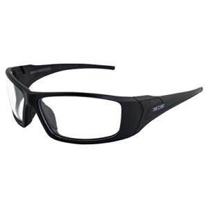 epoch eyewear liberator golf sport sunglasses black frame clear polycarbonate lens