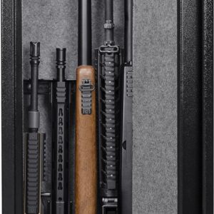 BARSKA New Large Quick Access Biometric Rifle Gun Safe Cabinet (13 in x 13 in x 52.25 in)