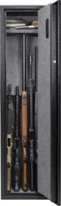 barska new large quick access biometric rifle gun safe cabinet (13 in x 13 in x 52.25 in)