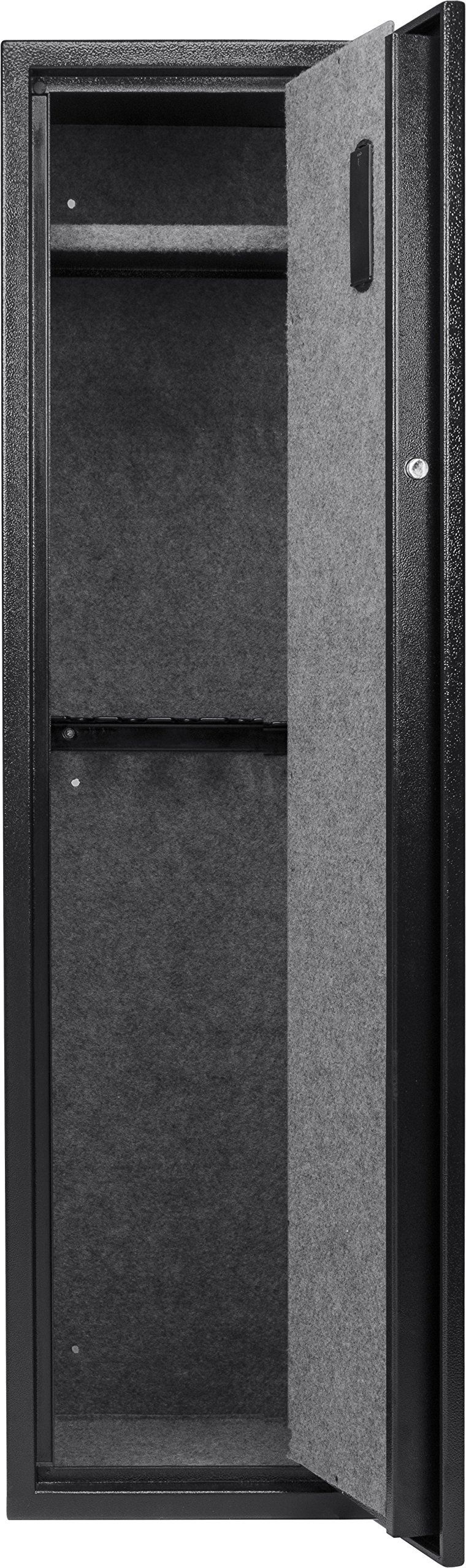 BARSKA New Large Quick Access Biometric Rifle Gun Safe Cabinet (13 in x 13 in x 52.25 in)