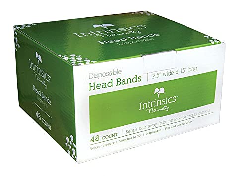 Intrinsics Intrinsics disposable head bands - 2.5" wide x 15" long - 48 count