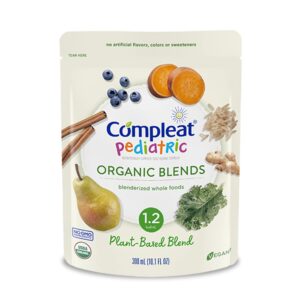 compleat pediatric organic blends plant based, 10.1 fl oz pouch, 24 count