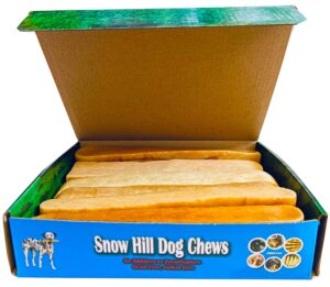 snow hill himalayan yak cheese dog chews xxl 3 lbs long lasting, gluten gmo free protein-rich fresh yaky golden cheese treats of himalayas, nepal