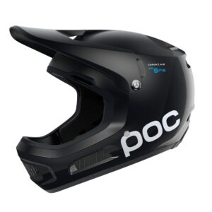 poc coron air spin, helmet for downhill mountain biking, uranium black, xs-s