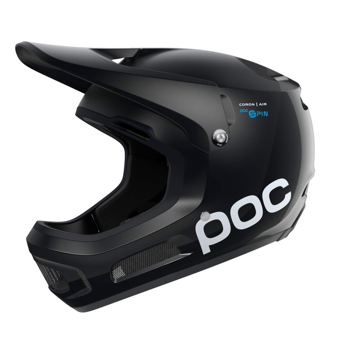 POC Coron Air Spin, Helmet for Downhill Mountain Biking, Uranium Black, XS-S