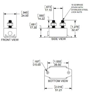 Blue Sea Systems 7156 Marine Grade Short Stop Circuit Breaker - 40A