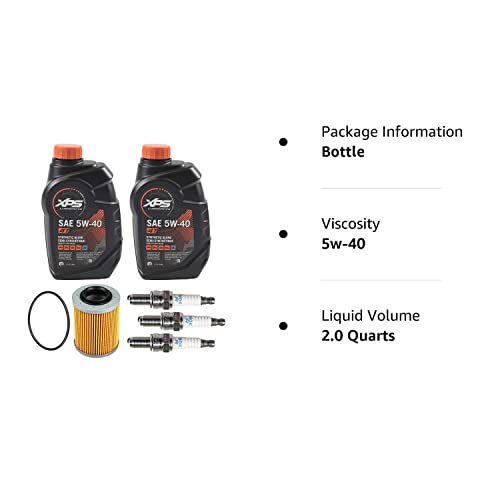 Sea Doo Spark 900 Oil Change Kit W/Filter O-Ring & NGK Spark Plugs