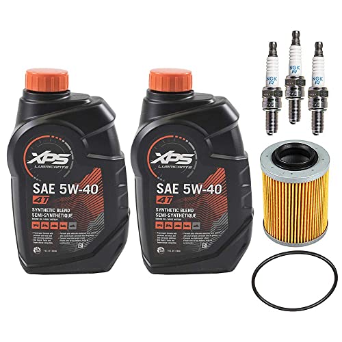 Sea Doo Spark 900 Oil Change Kit W/Filter O-Ring & NGK Spark Plugs