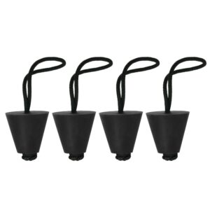 lixada 4pcs best universal kayak scupper plug kit kayak scupper plug kit canoe drain holes stopper bung