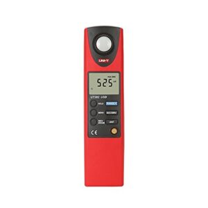 uni-t ut382 illuminometer light illumination meter 20~20000 lux 0~2000 fc max/min display data logging usb pc software