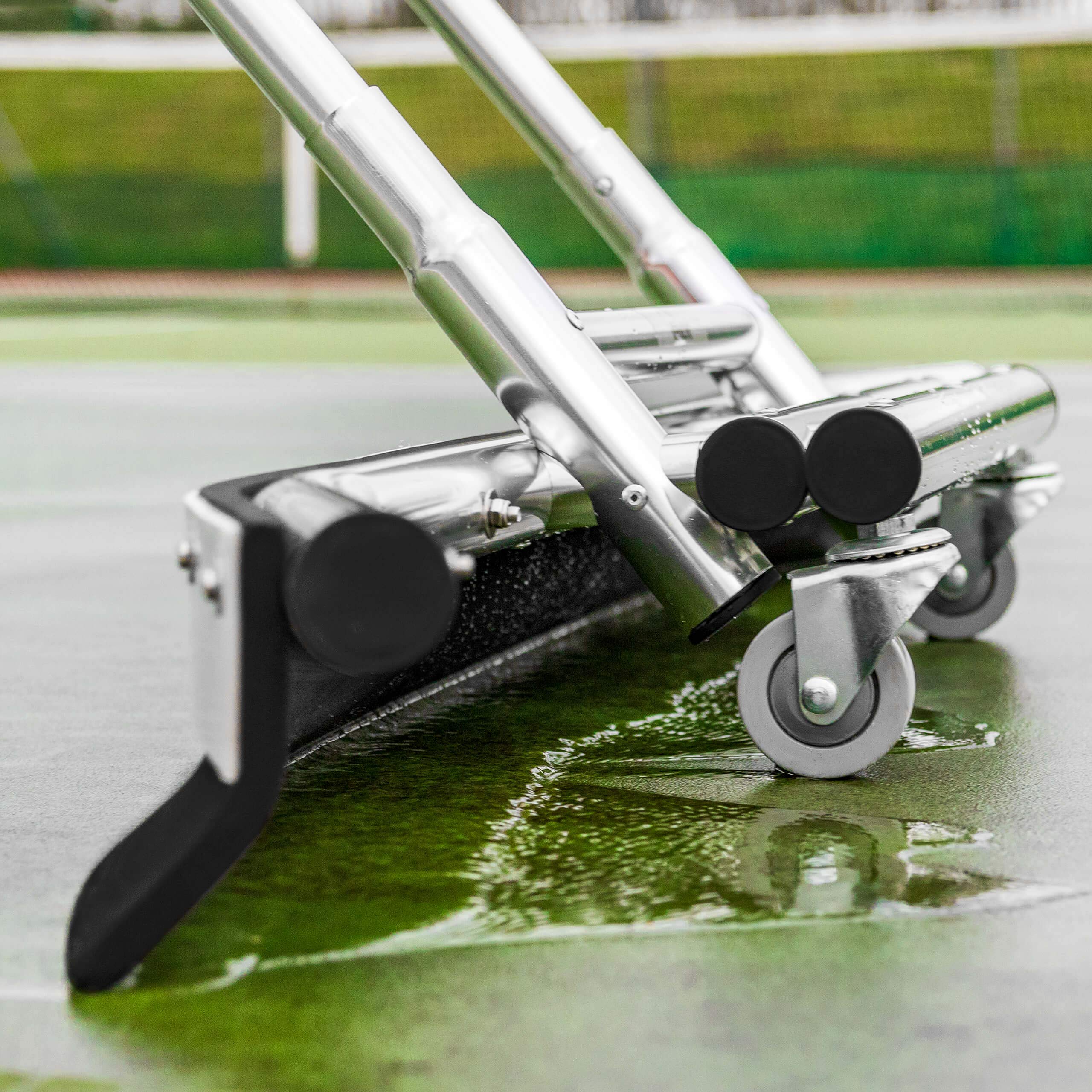 Vermont Rain Shuttle Tennis Court Squeegee | Professional Lightweight Aluminum Squeegee - 5ft EVA Foam Blade