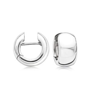 ross-simons italian sterling silver huggie hoop earrings