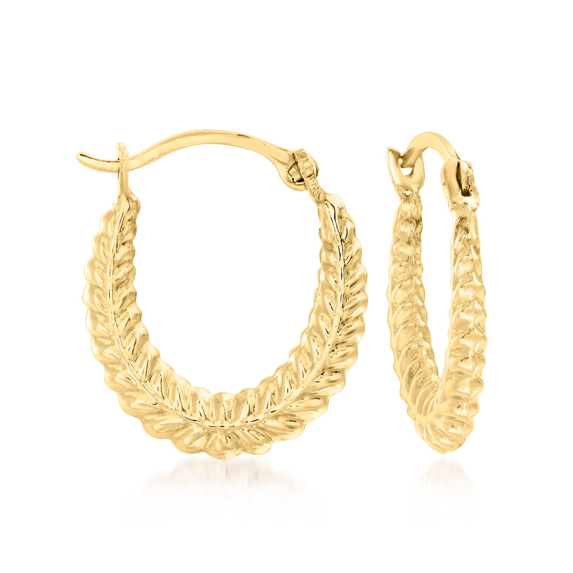 Ross-Simons 14kt Yellow Gold Jewelry Set: 3 Pairs Of Huggie Hoop Earrings