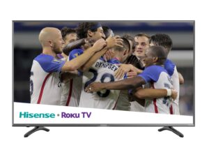 hisense roku tv 43" class r7e (42.6" diag.) 4k uhd roku tv with hdr (43r7080e)