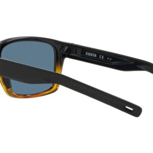 Costa Del Mar Man Sunglasses Black/Shiny Tortoise Frame, Gray Lenses - 60MM