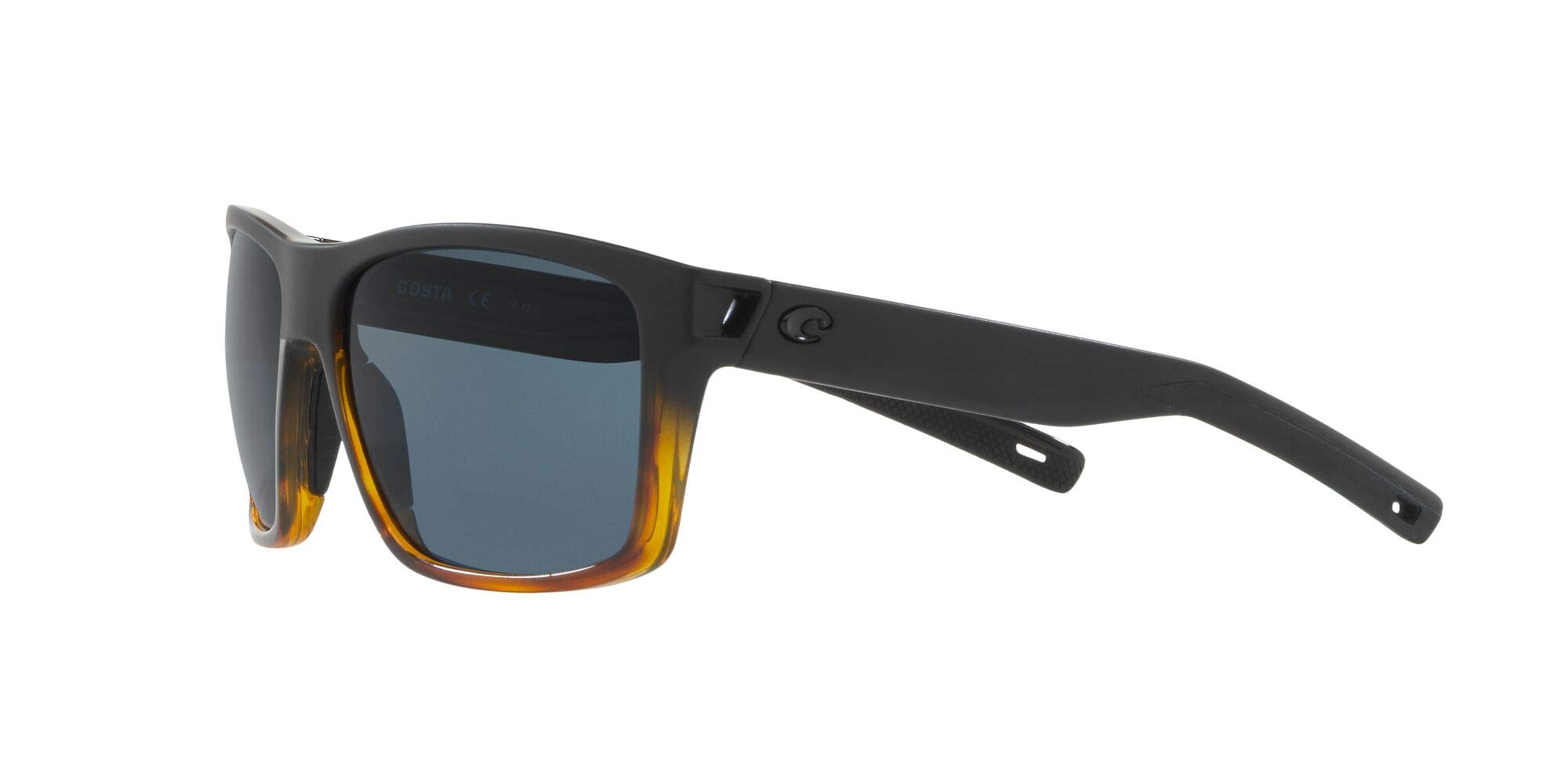 Costa Del Mar Man Sunglasses Black/Shiny Tortoise Frame, Gray Lenses - 60MM