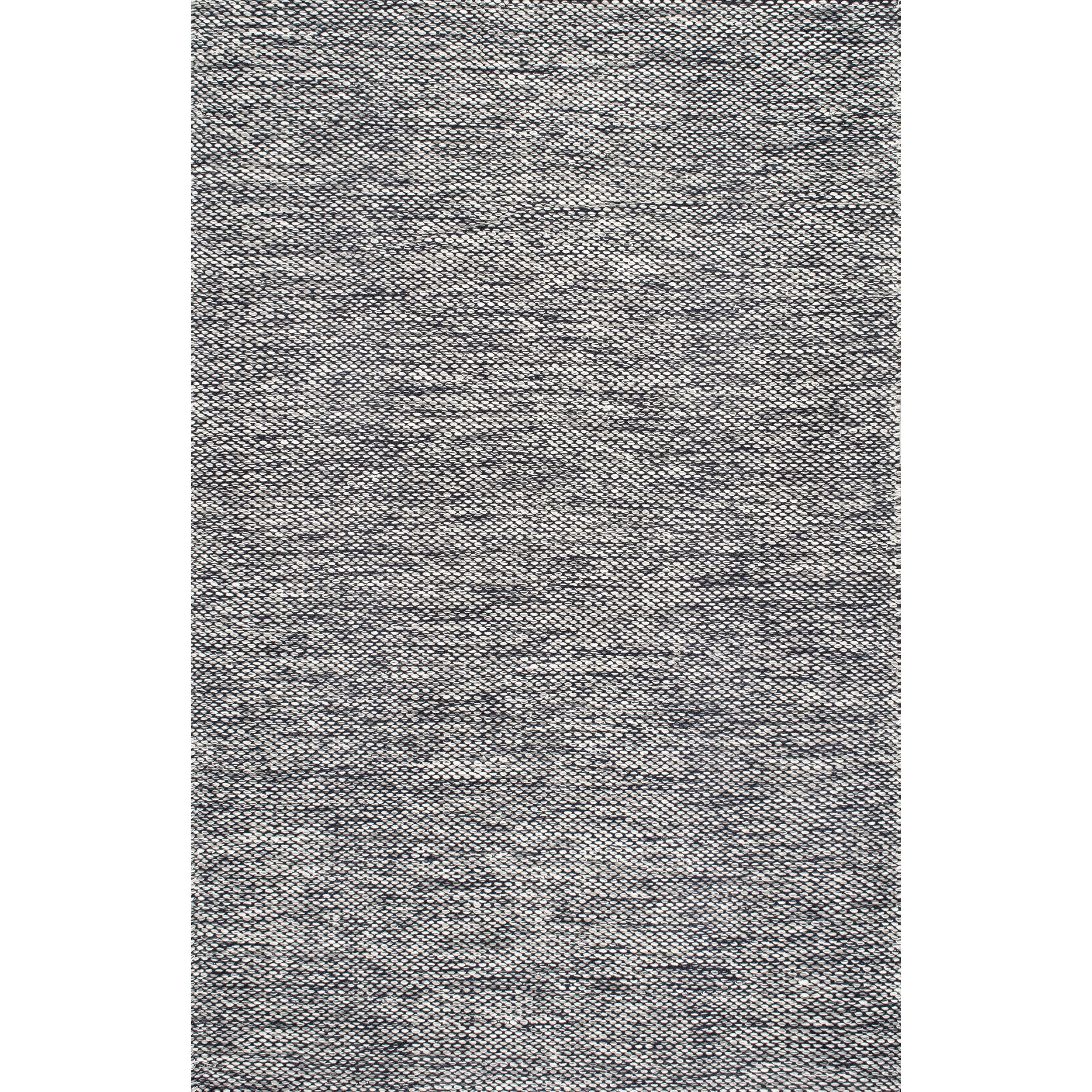 nuLOOM Alessi Solid Farmhouse Cotton Area Rug, 4x6, Grey