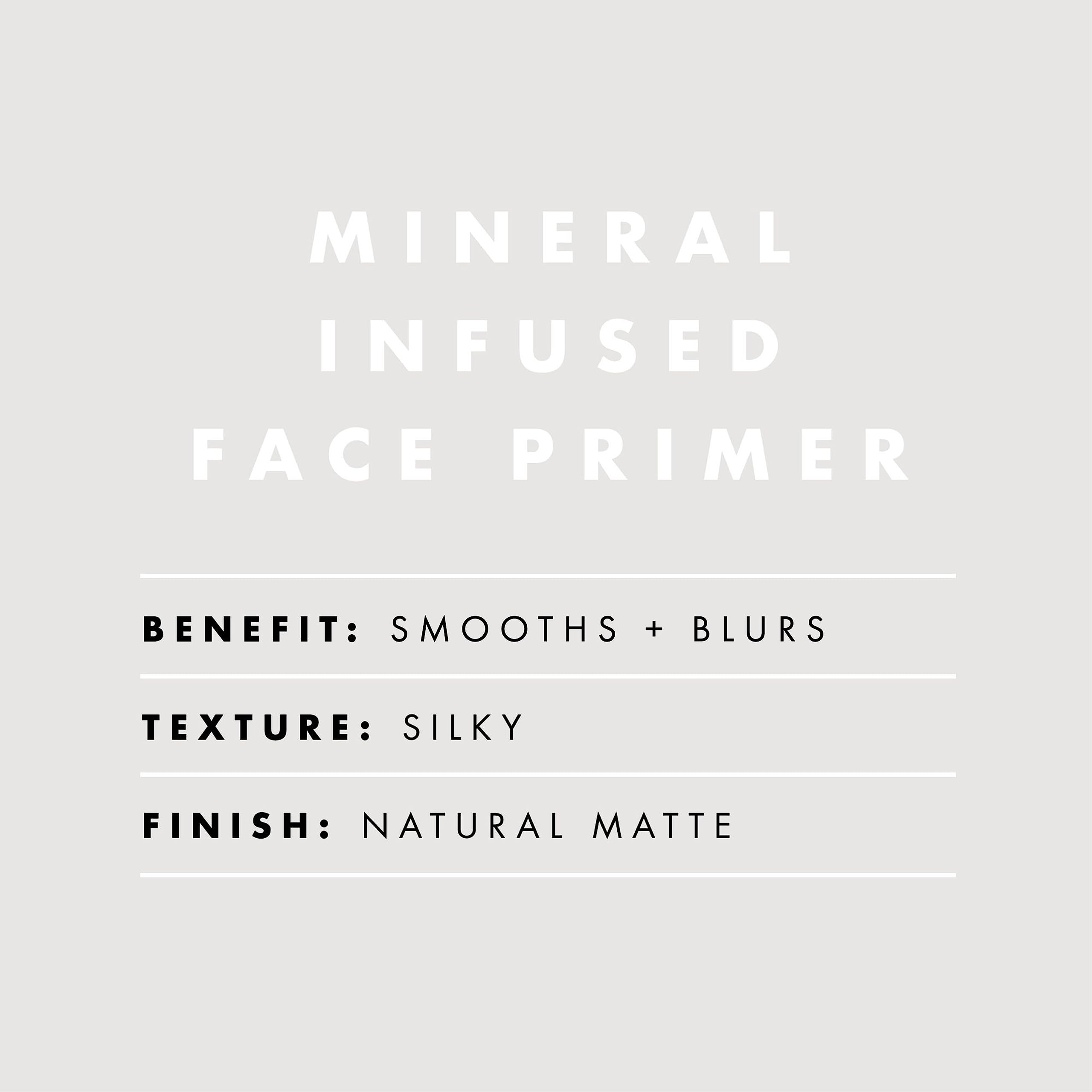 e.l.f. Mineral Infused Face Primer, Primer For A Smooth Foundation Base, Fills In Fine Lines & Refines Complexion, Vegan & Cruelty-free, Large