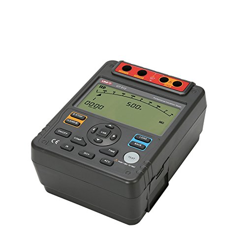 UNI-T UT512 Insulation Resistance Tester 500V/1000V/1500V/2500V 0%～20% High-voltage PI DAR Tester USB PC Software