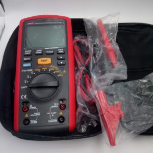 UNI-T UT505A Handheld Digital Insulation Resistance Tester 6000-count True RMS 50V/100V/250V/500V/1000V Low Resistance (Ω) 0.01Ω~20.00kΩ Short Circuit Current <2mA