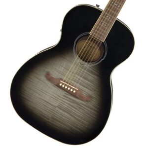 fender fa-235e concert acoustic guitar, with 2-year warranty, moonlight burst