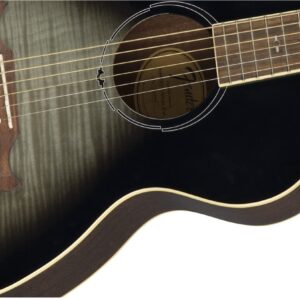 Fender FA-235E Concert Acoustic Guitar, with 2-Year Warranty, Moonlight Burst