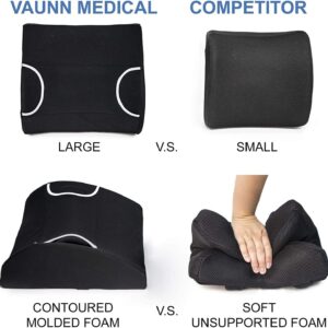 Vaunn Medical Seat Cushion, Lumbar Support Pillow for Office Chair with Removable Firm Insert