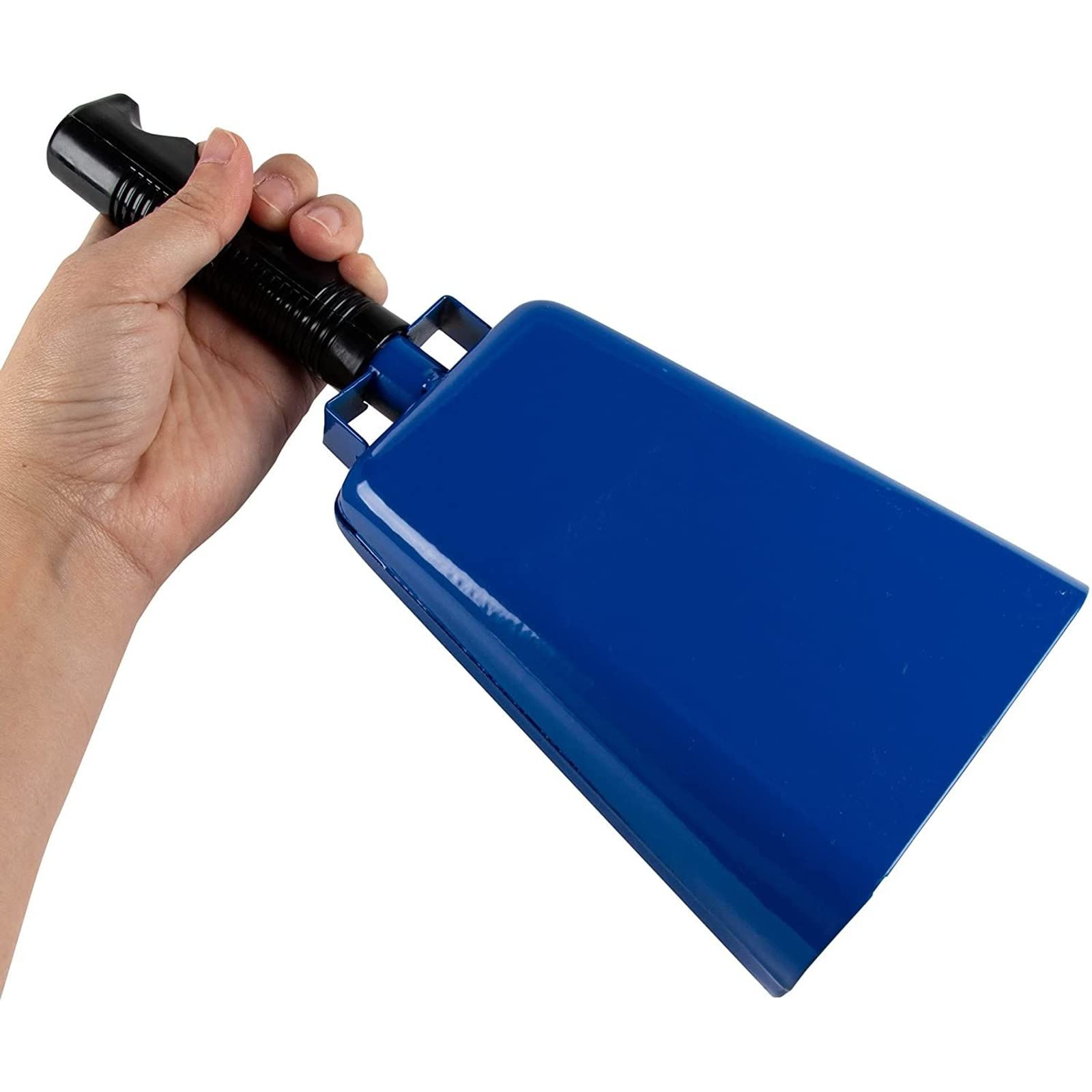 BLUE PANDA - Blue Cowbell with Handle for Football - 11-inch Noisemakers for Sports Games, Weddings, Farm