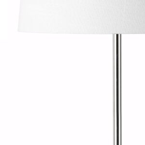 JONATHAN Y JYL2019A Amelia Lotus 25" Crystal LED Table Lamp Contemporary Transitional Bedside Desk Nightstand Lamp for Bedroom Living Room Office College Bookcase LED Bulb Included, Smoke Gray/Chrome