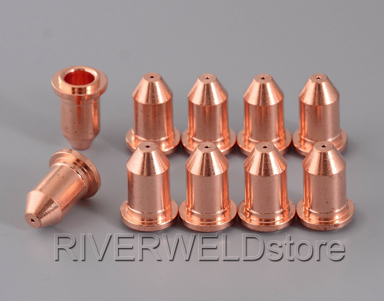 RIVERWELD 177876 Plasma Tip Nozzle 50Amp Fit Miller ICE-50C Plasma Cutter Torch 10pk