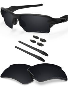 blazerbuck polarized replacement lenses for oakley flak 2.0 xl oo9188- black