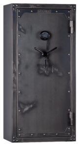 kodiak home gun safe for rifles & pistols | ksx5928 by rhino metals with new safex security system | 48 long guns & 6 pistol pockets | 60 minute fire protection | antiqued finish | 435lbs